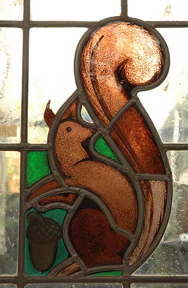 Stained glass with squirels - Stained glasses