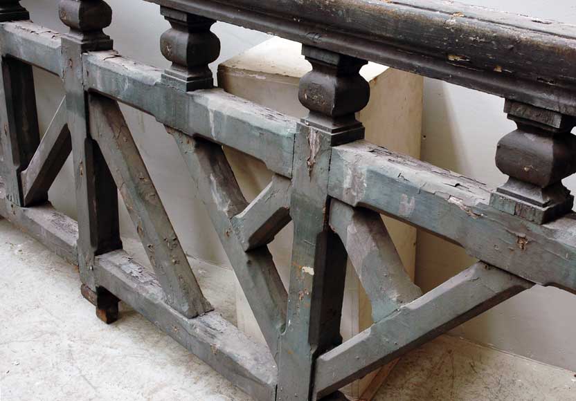 Wooden banister - Architectural elements, staircase, columns